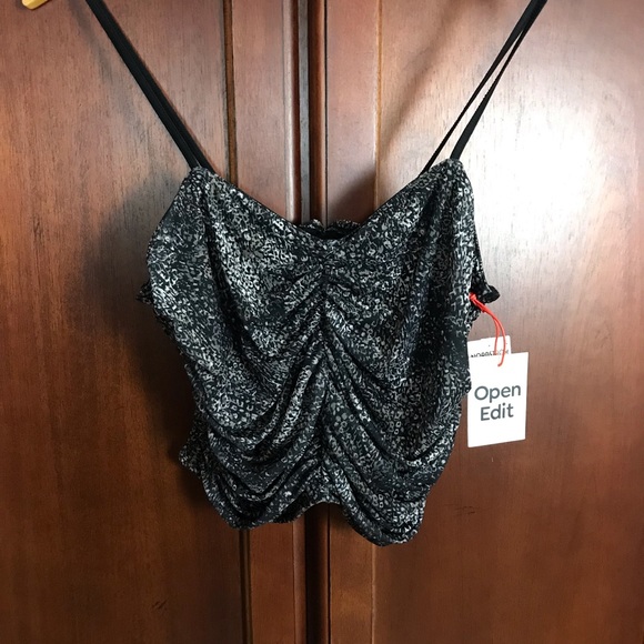 Open Edit | Tops | 42 Nordstrom New Open Edit Rushed Gray Sleeveless ...